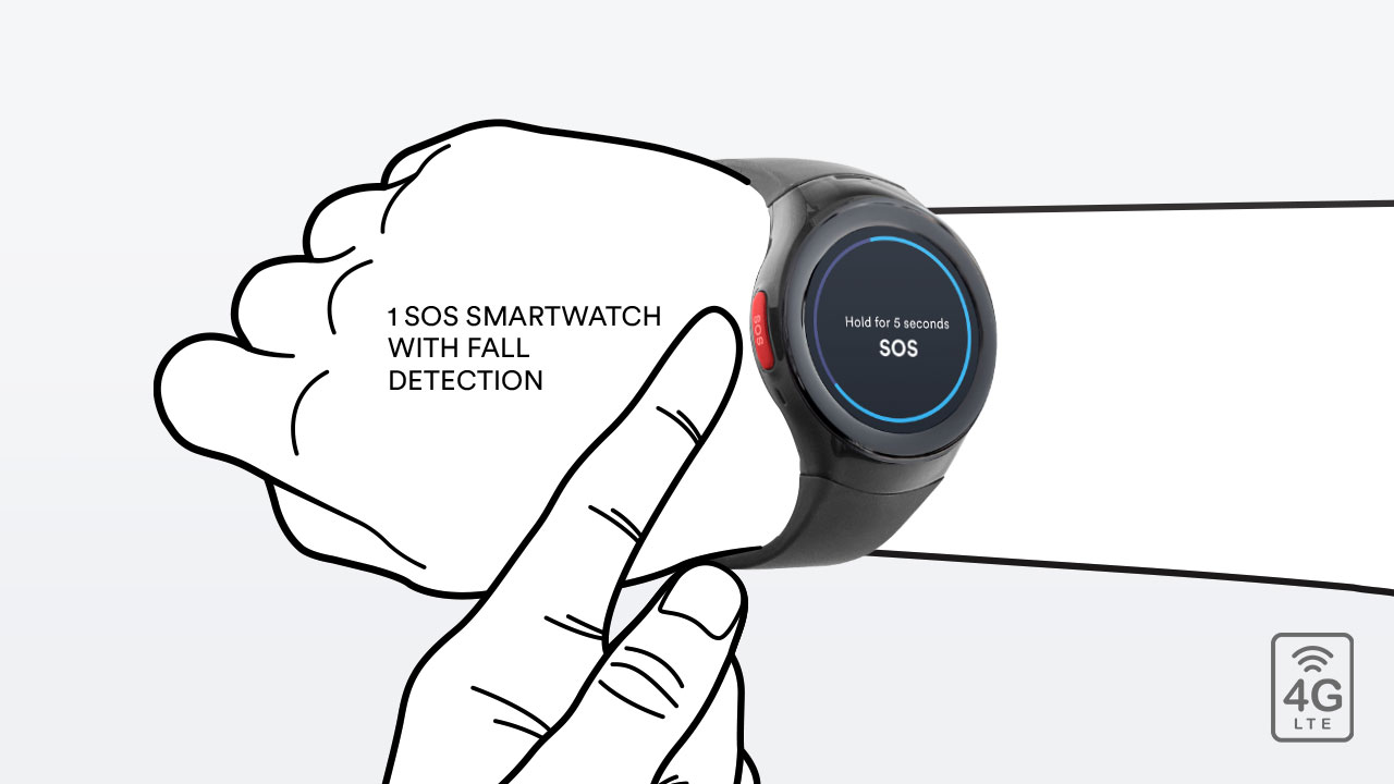 SOS Smartwatch Plus | Bay Alarm Medical
